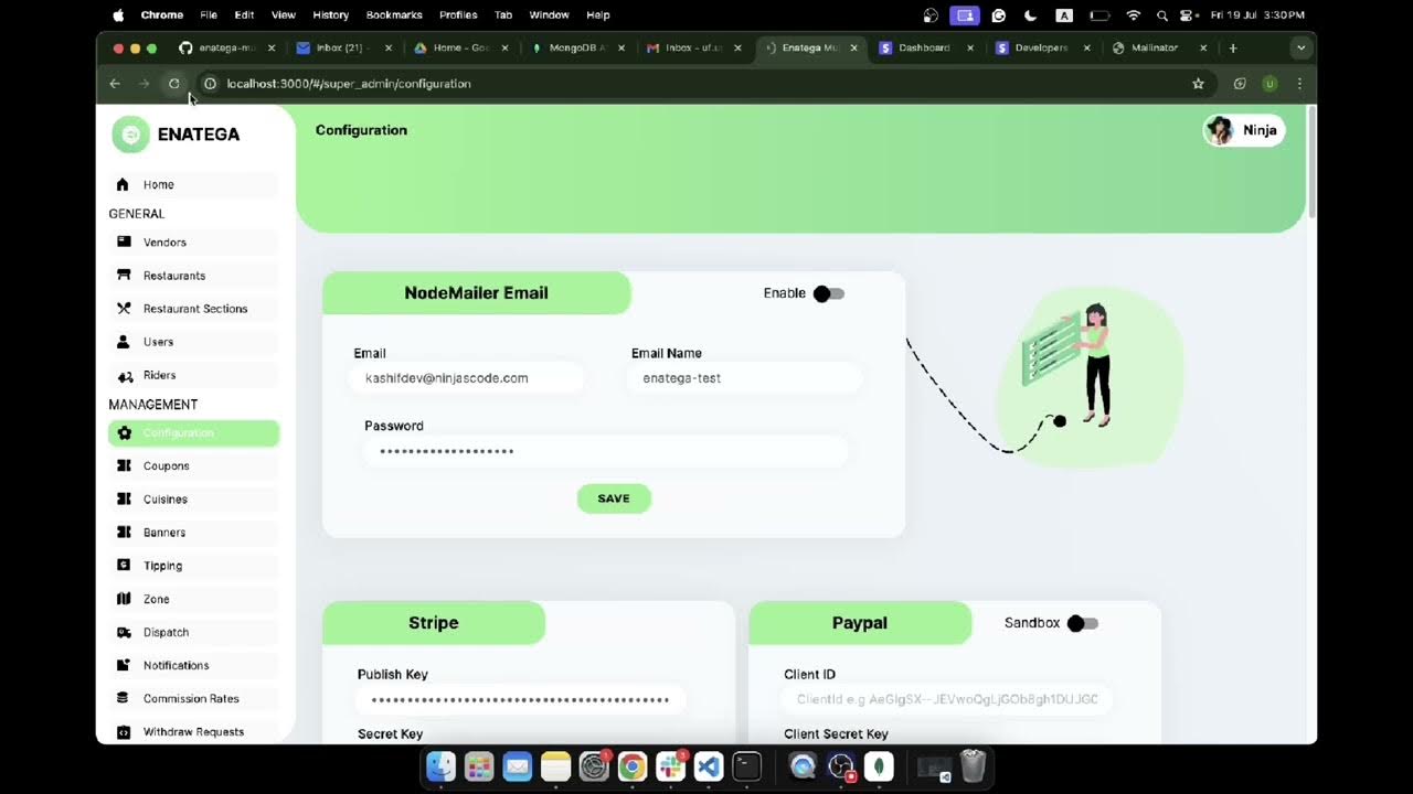 Keys Tutorial | Stripe | Part 13 | Enatega Multivendor Delivery Tutorial - YouTube
