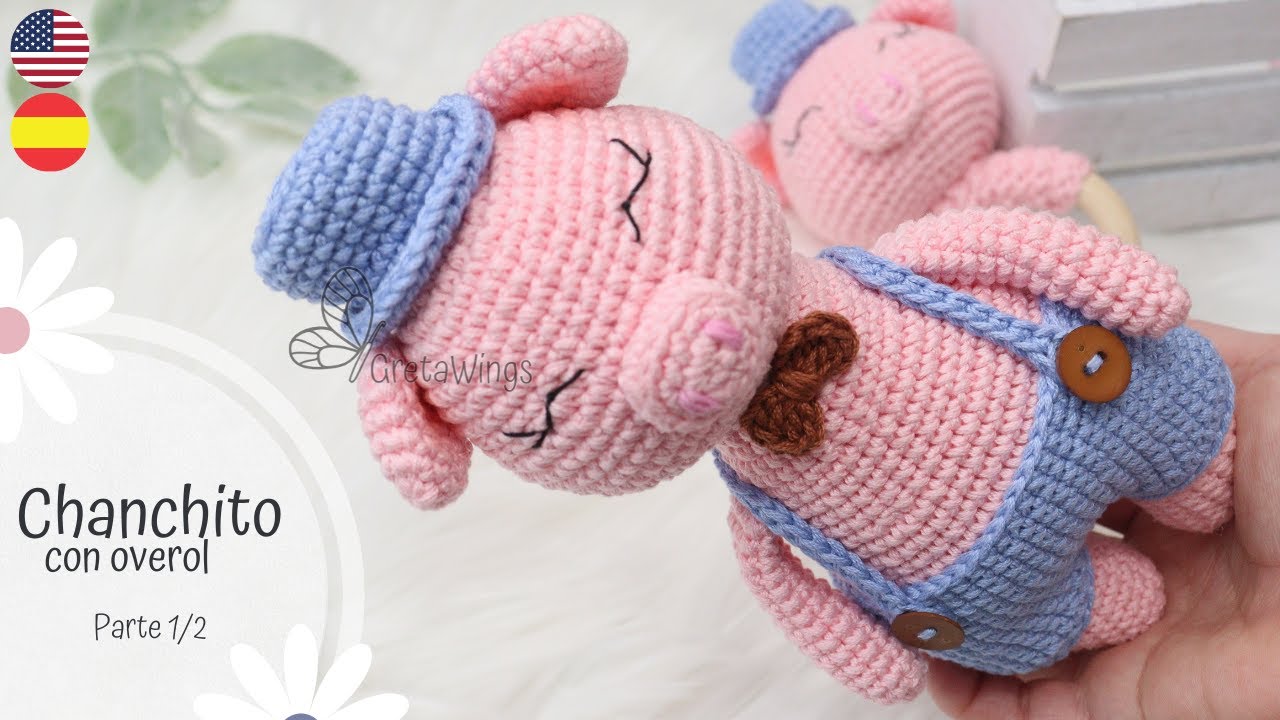Cerdito Chanchito Amigurumi Tutorial paso a paso Sub 🇺🇸🇪🇸/ GretaWings ...