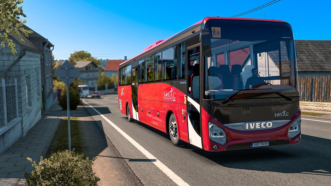 IVECO EVADYS Line 13m | ETS 2 1.51 Bus mods - YouTube