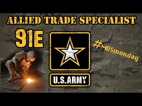 91E | Allied Trade Specialist | Welder / Fabricator