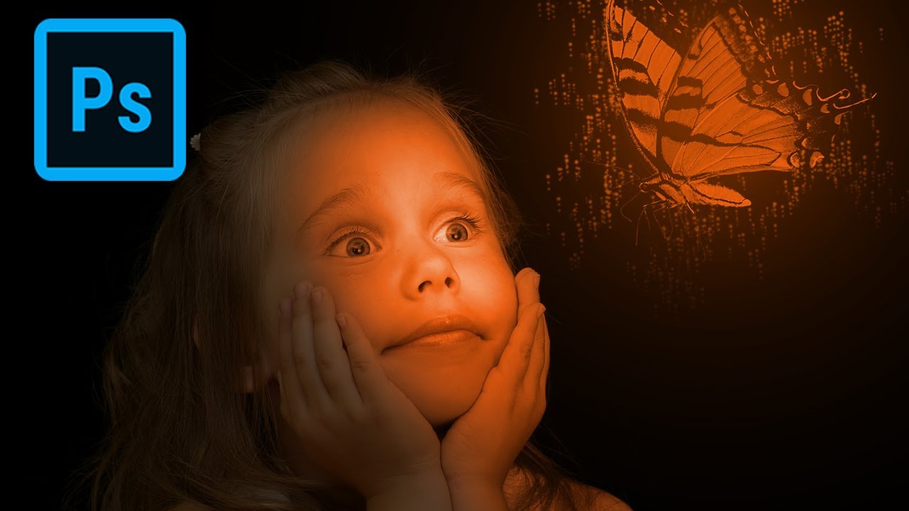Glowing Butterfly Effect (Amazing & Easy Trick) - Photoshop Tutorial ...
