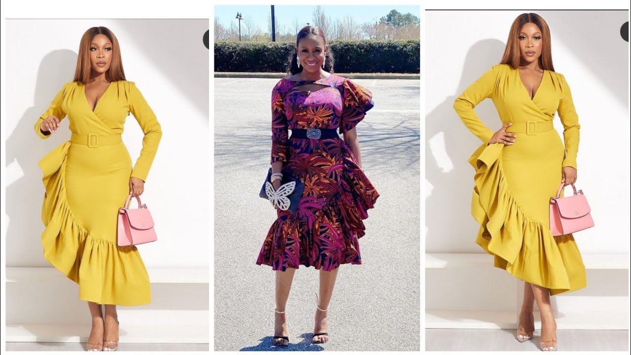 SIDE RUFFLES SKIRT || Cutting and Sewing - YouTube