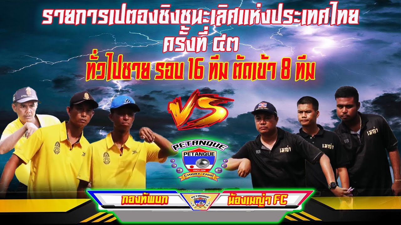 ทั่วไปชาย รอบ 16 ทีม ตัดเข้า 8 ทีม น็อคเอาท์ กองทัพบก Vs น้องเมญ่า FC ...