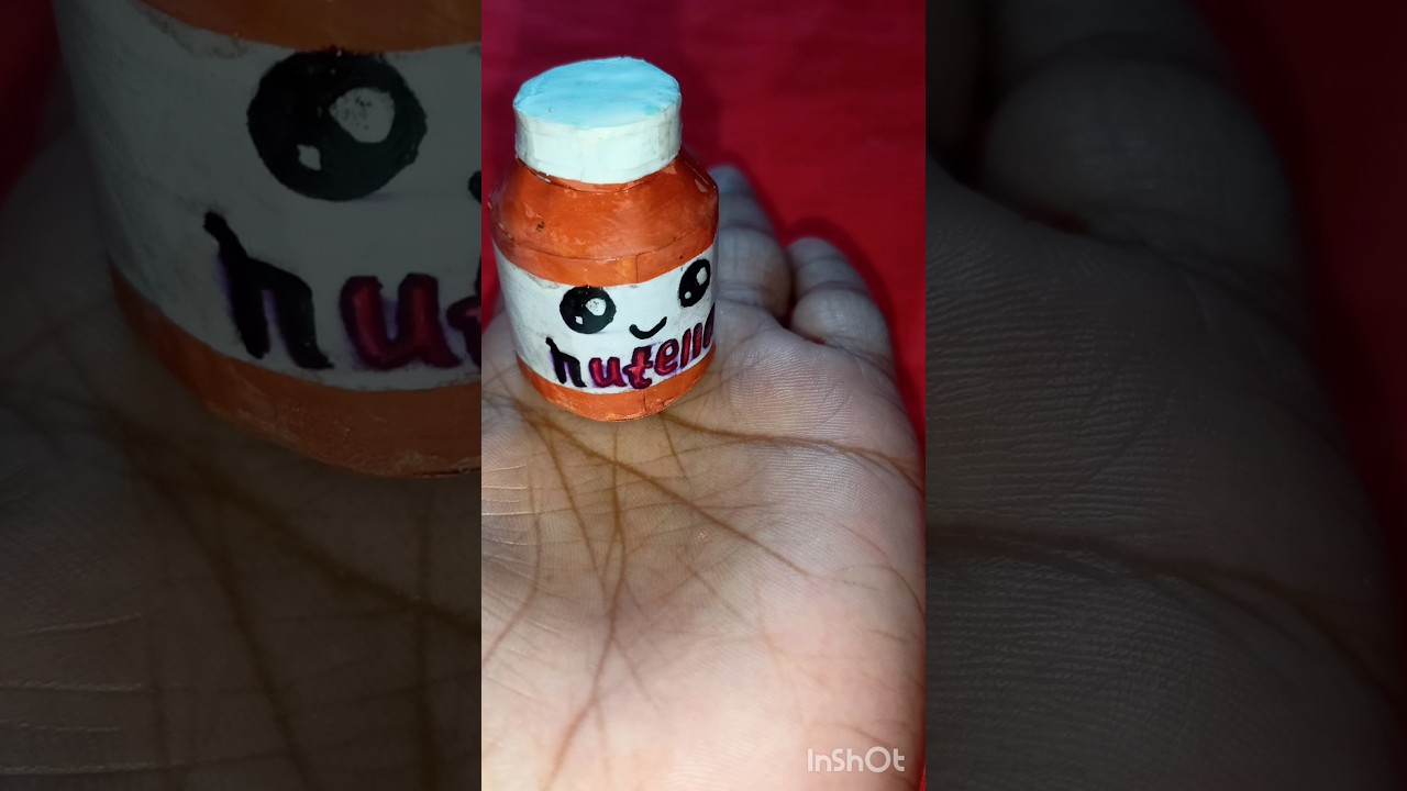 #nutella#papercraft - YouTube