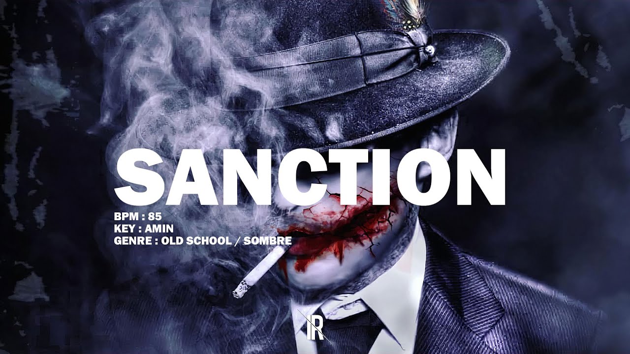 Instrumental Rap - "SANCTION" Instru Rap Old School Sombre 2023 - YouTube