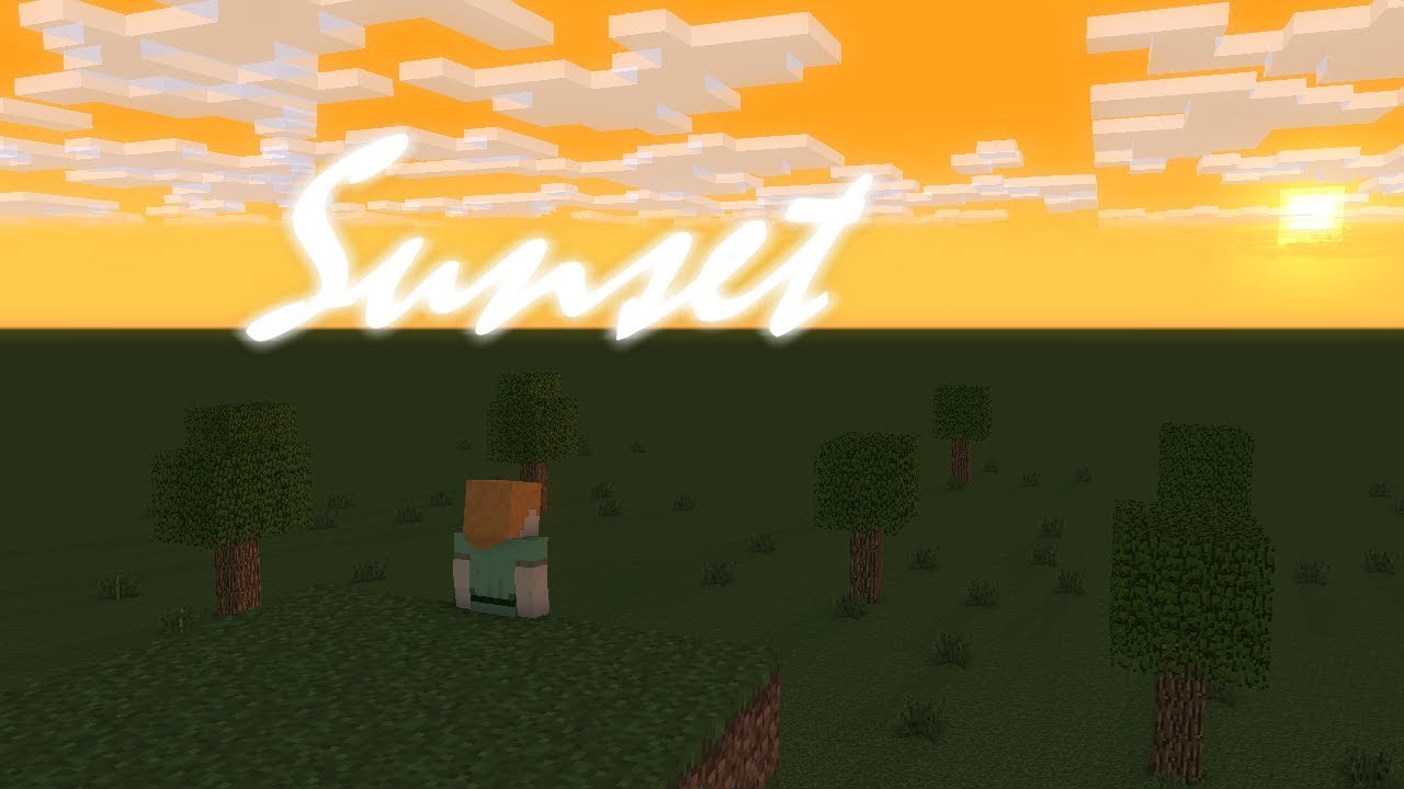 Sunset - Minecraft Animation - YouTube