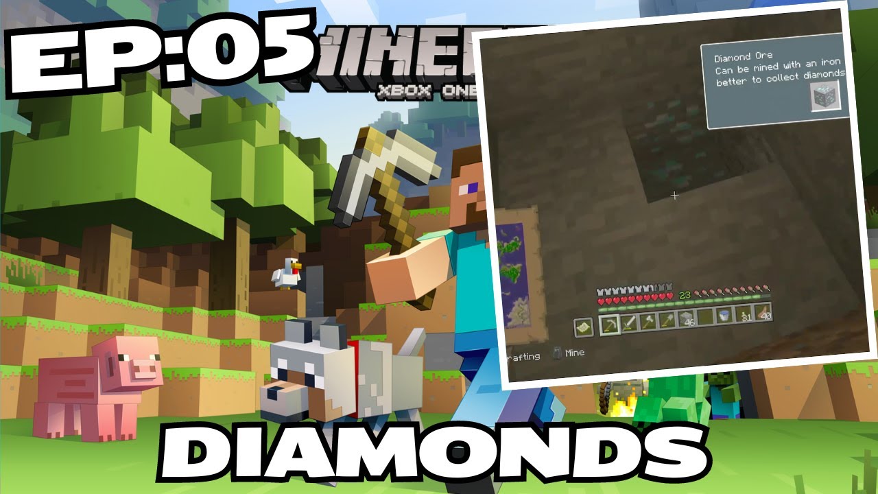 Minecraft Legacy (Xbox One) Edition Survival Let's Play : Ep 05 - YouTube