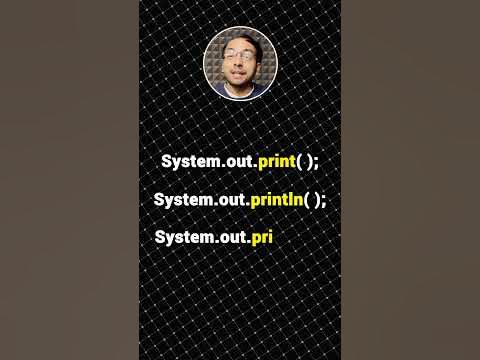 Print Like a Pro: Unraveling the Mystery of System.out.print, and printf in Java #j7 # ...