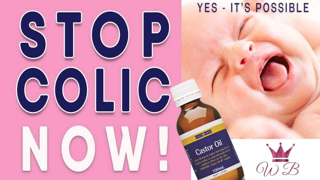Colic Baby Relife With Castor Oil | Women-Booklet - YouTube