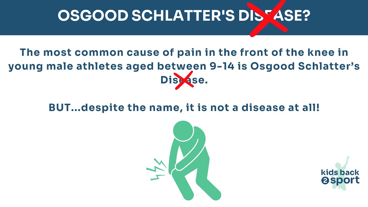 Osgood Schlatter’s or should we call it Tibial Apophysitis? - YouTube