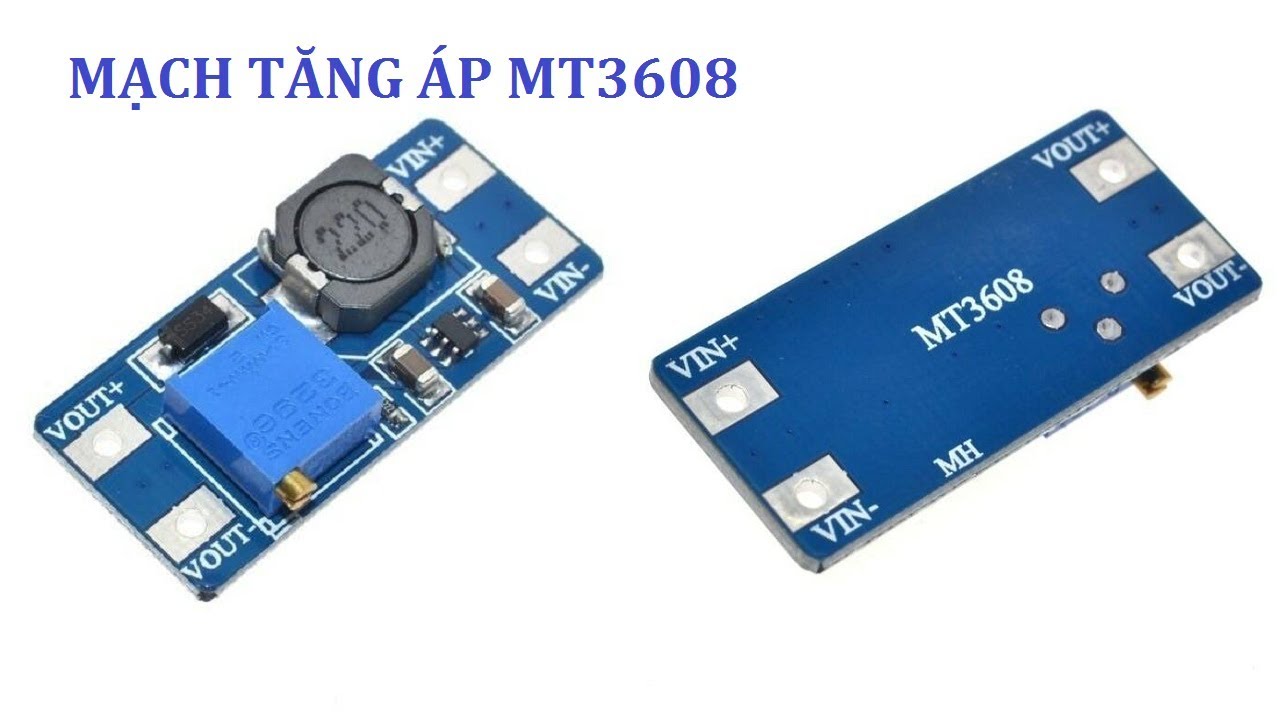 Mạch tăng áp mini MT3608 dc to dc - YouTube