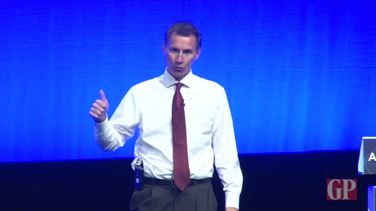 Jeremy Hunt - Full speech, RCGP annual conference 2017 - YouTube