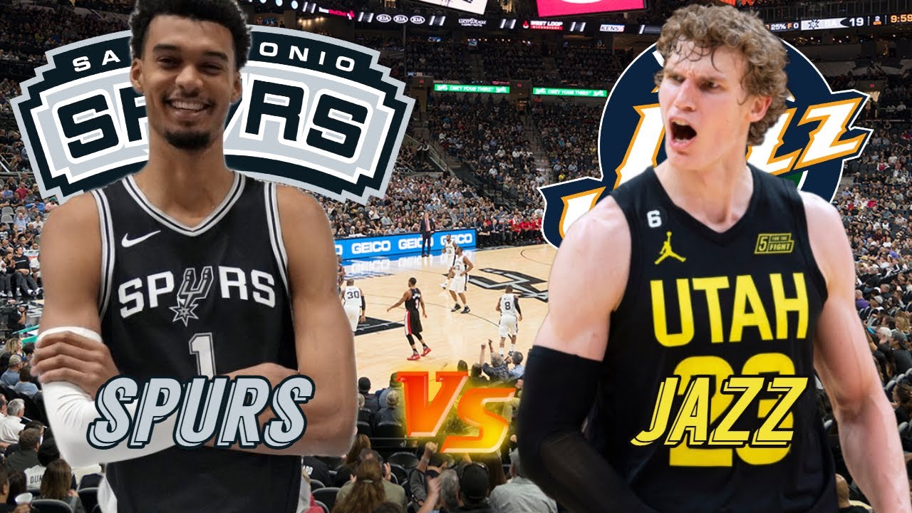 San Antonio Spurs vs Utah Jazz Live Play by Play & Scoreboard - YouTube