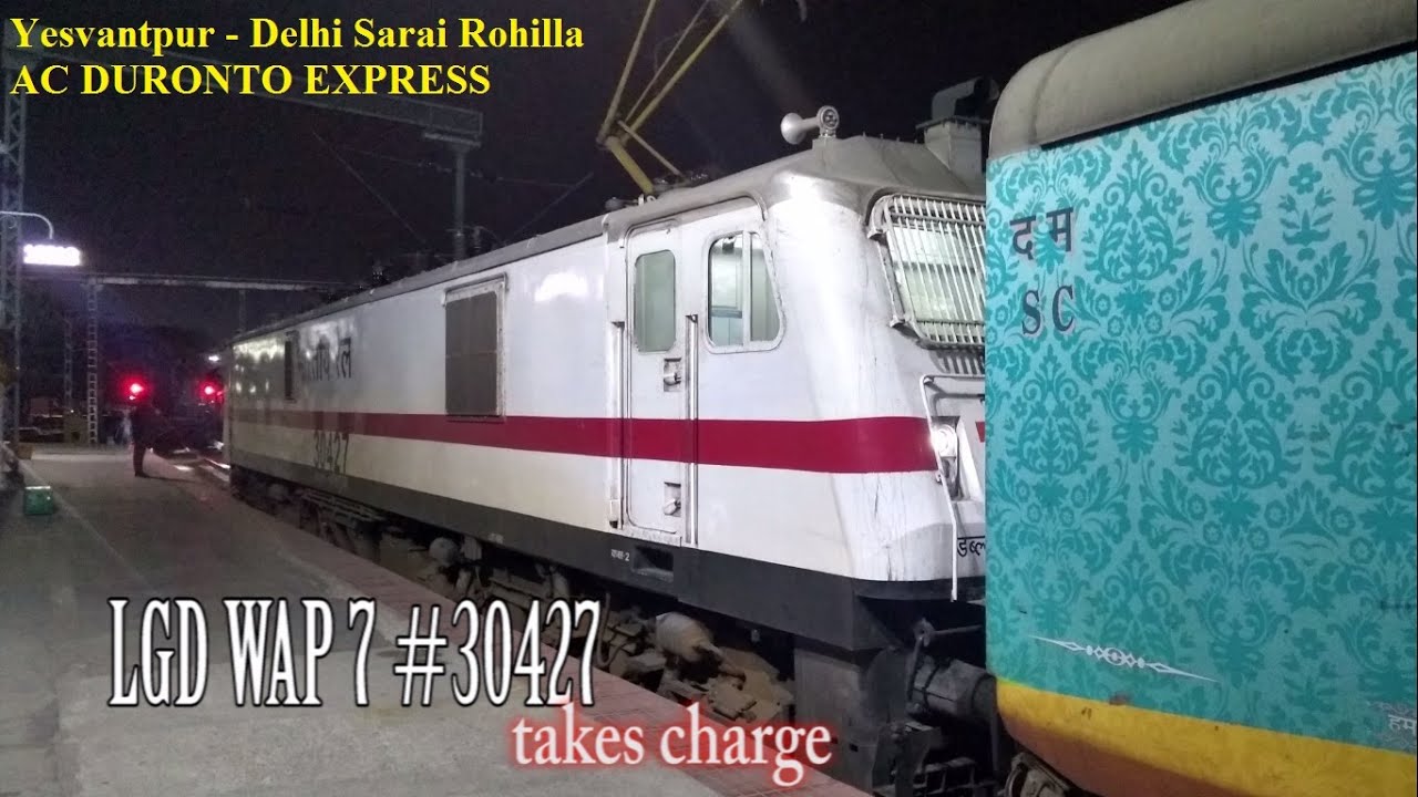 [HD]: FULL JOURNEY | 12213 Yesvantpur - Delhi Sarai Rohilla AC Duronto ...