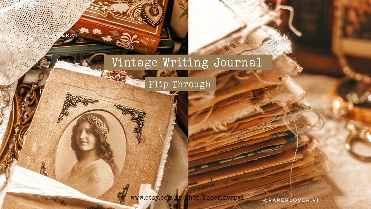 SOLD ♥ Beautiful Antique Journal, Handmade Journal, Writing Journal ...