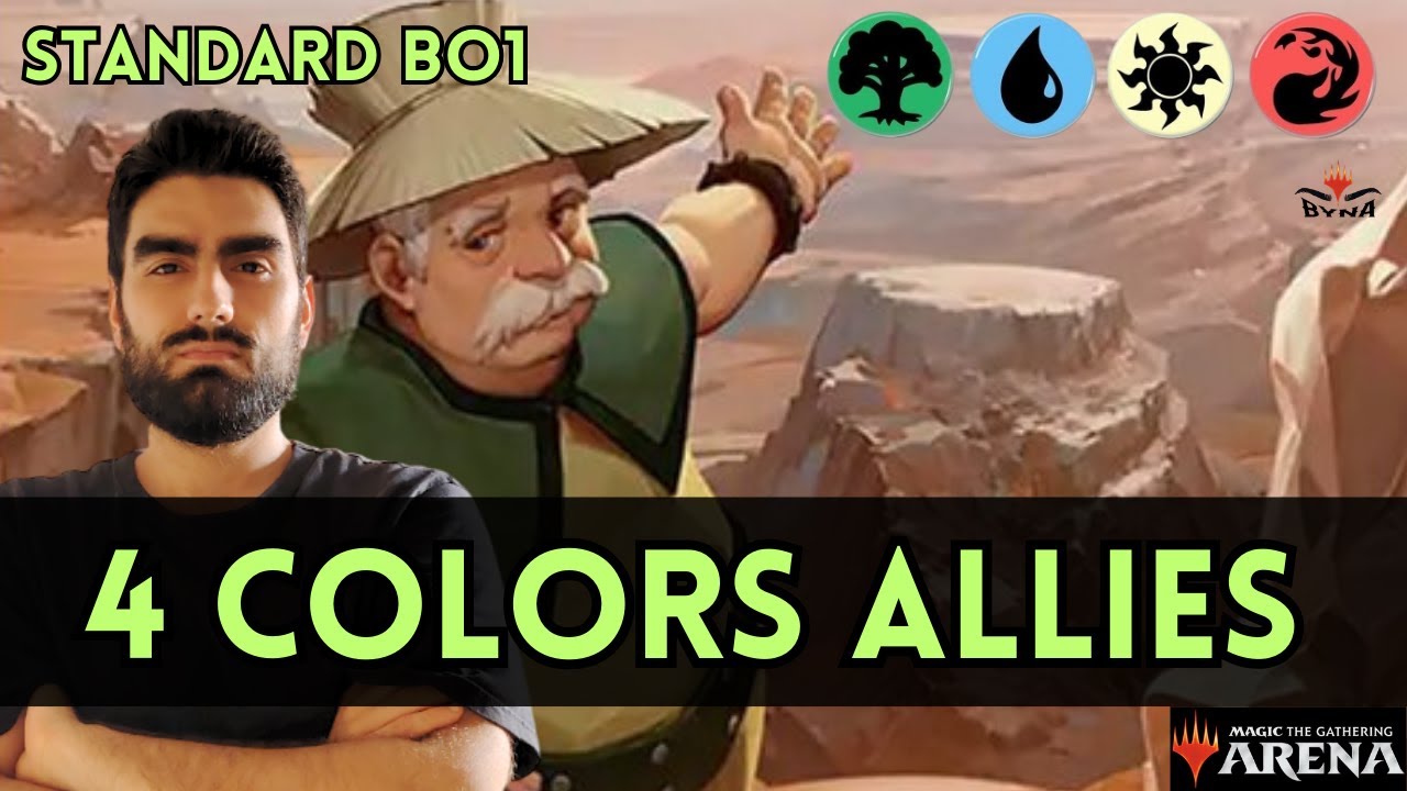 4 COLORS ALLIES Standard BO1 #magicthegathering #mtg #mtgarena - YouTube