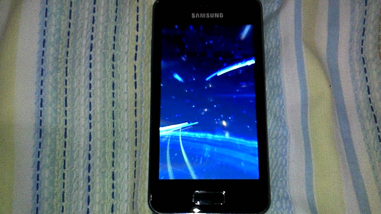 Boot Animation Samsung Galaxy S Advance - YouTube