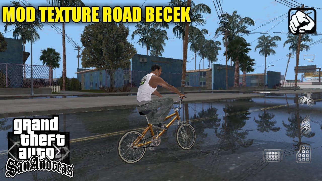 SHARE | MOD TEXTURE ROAD BECEK - GTA SA Android - YouTube