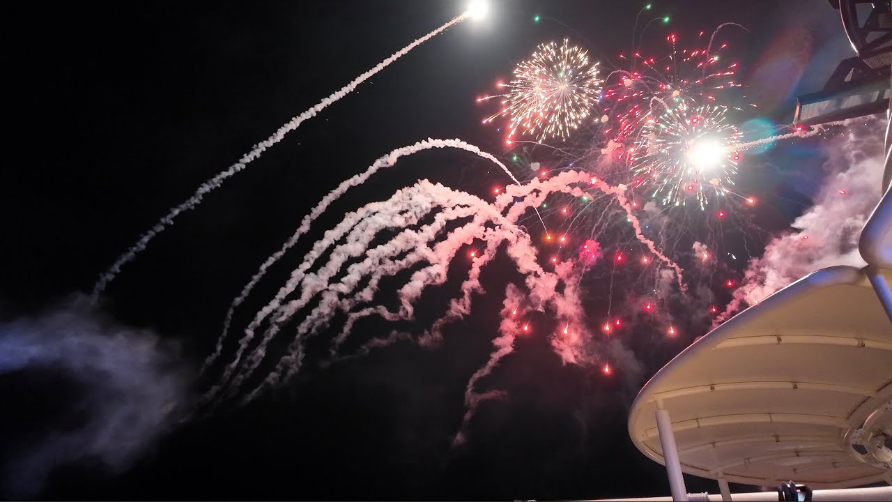 Pirates Night Fireworks FULL Show Experience 2025 | Disney Cruise - YouTube