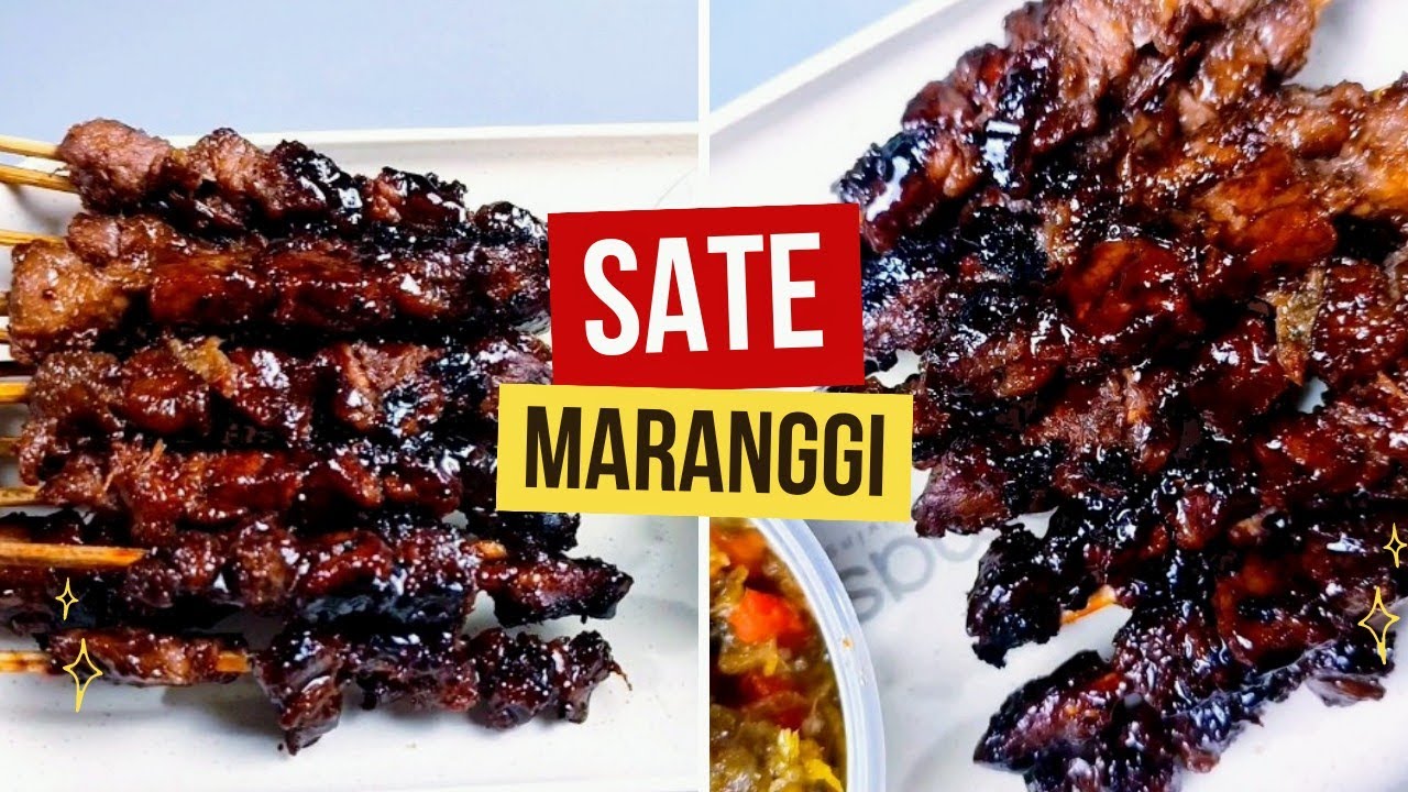 RESEP SATE MARANGGI Empuk, Enak, Bumbu meresap‼️ide masak daging sapi ...