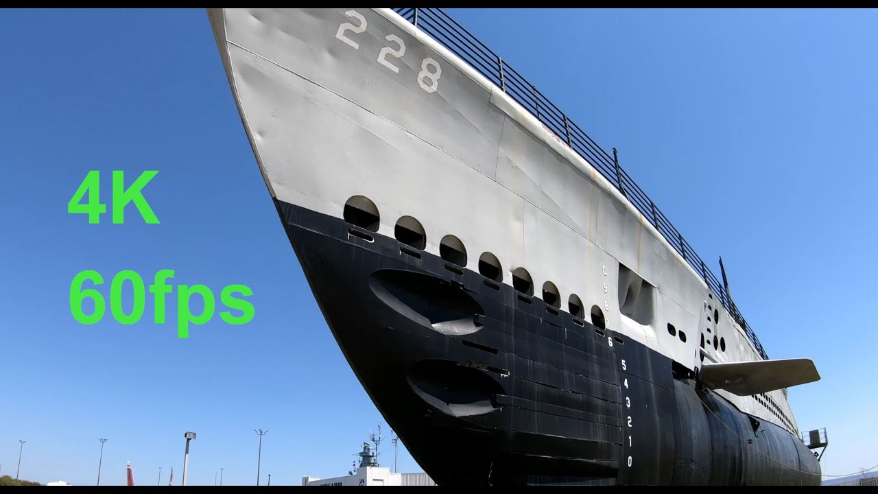 USS Drum (SS-228) WWII Submarine Tour, 4K 60fps - YouTube