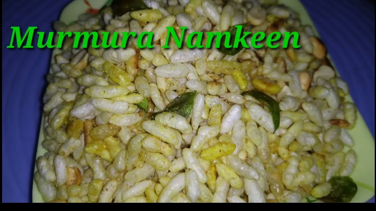 Murmure namkeen/laiyya namkeen/Salted puffed rice/Murmura recipe - YouTube