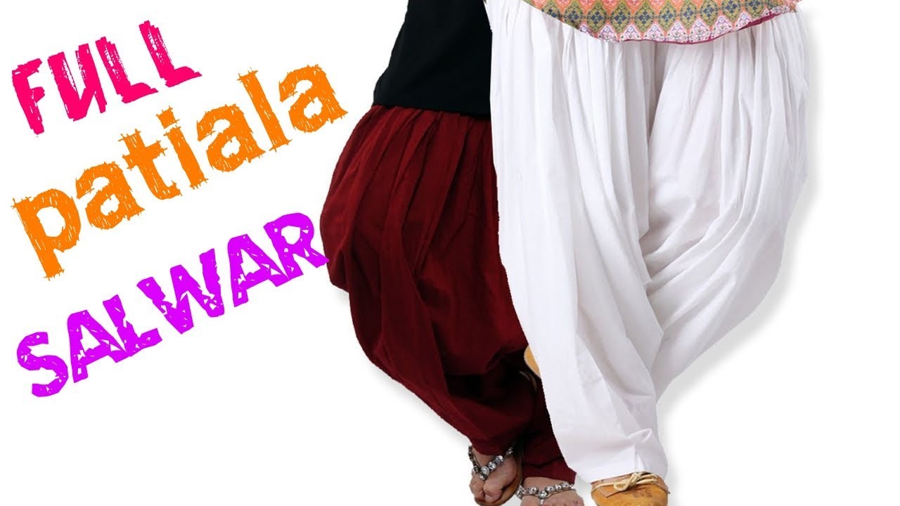 Full heavy Patiala salwar cutting and stitching in easy way in hindi ...