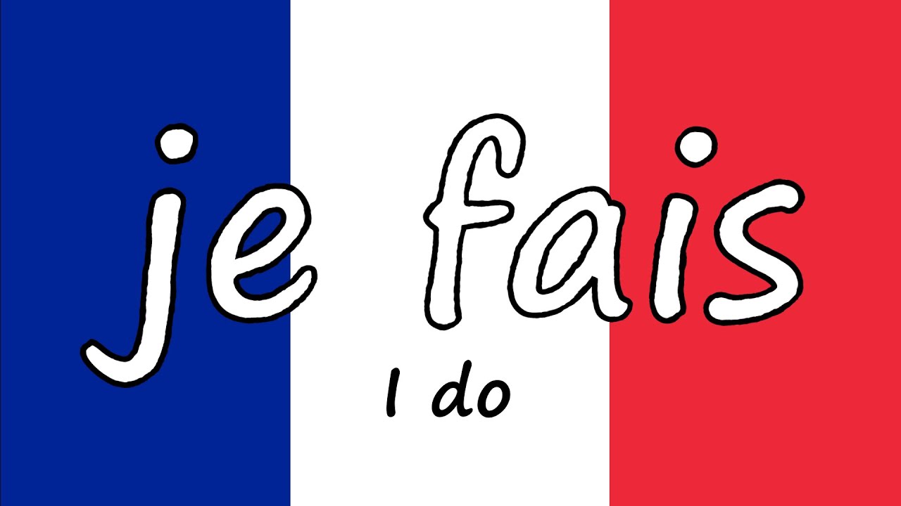 French Verbs FAIRE In PRESENT Tense YouTube french-verbs-faire-in-present-tense-youtube