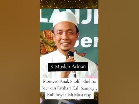 Mon tero anak dedih SE Solih Sholiha K Musleh Adnan - YouTube