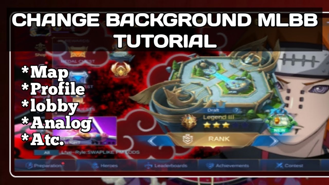 MOBILE LEGENDS CHANGE BACKGROUND | Sreen Loading, Analog, Map, Lobby ...