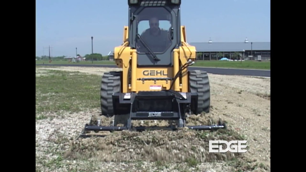 EDGE Land Leveler with Scarifier - YouTube