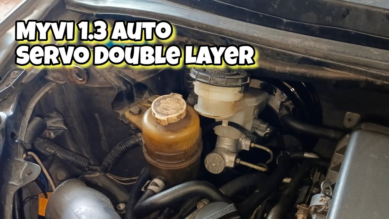 Myvi First Model 1.3 upgrade Servo Brake Double Layer - YouTube