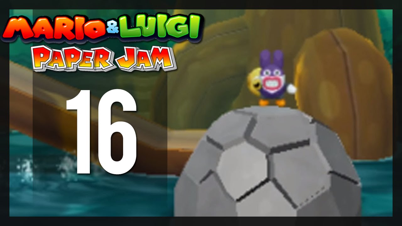 Mario And Luigi Paper Jam Bros - Gameplay Walkthrough Part 16 - Nabbit ...
