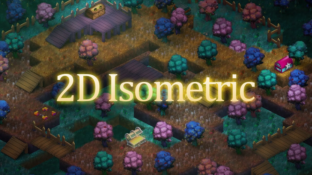 2D Isometric Grass Environment - YouTube