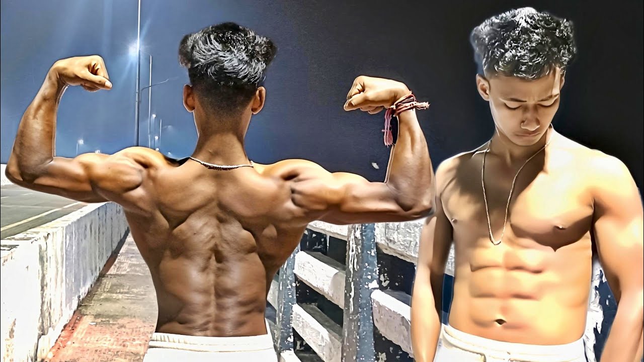 Aesthetic Physique | Shredded Back & Abs | Fit Kanak 🩷 - YouTube