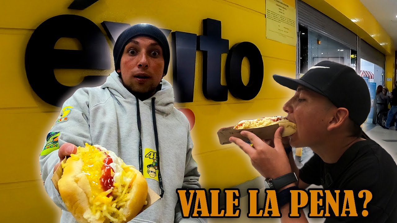 Probando el INSUPERABLE PERRO CALIENTE del ÉXITO// - RN DEL MUNDO - YouTube