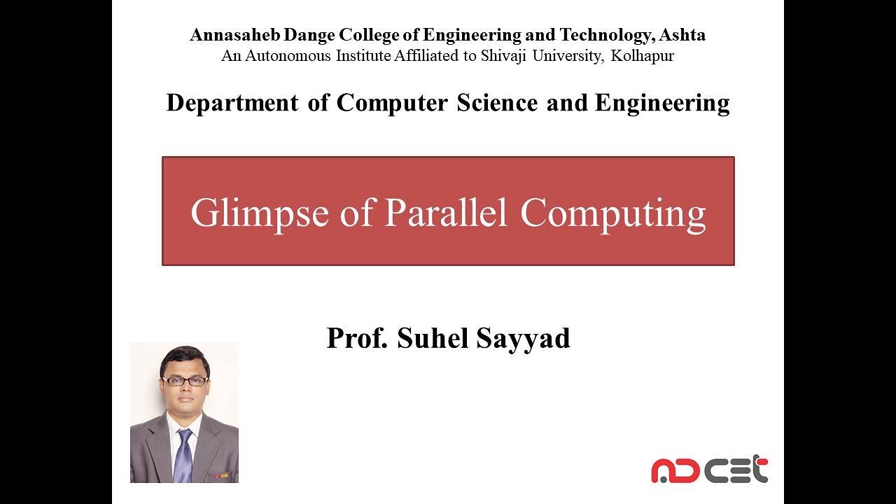 Glimpse of Parallel Programming Lab - YouTube