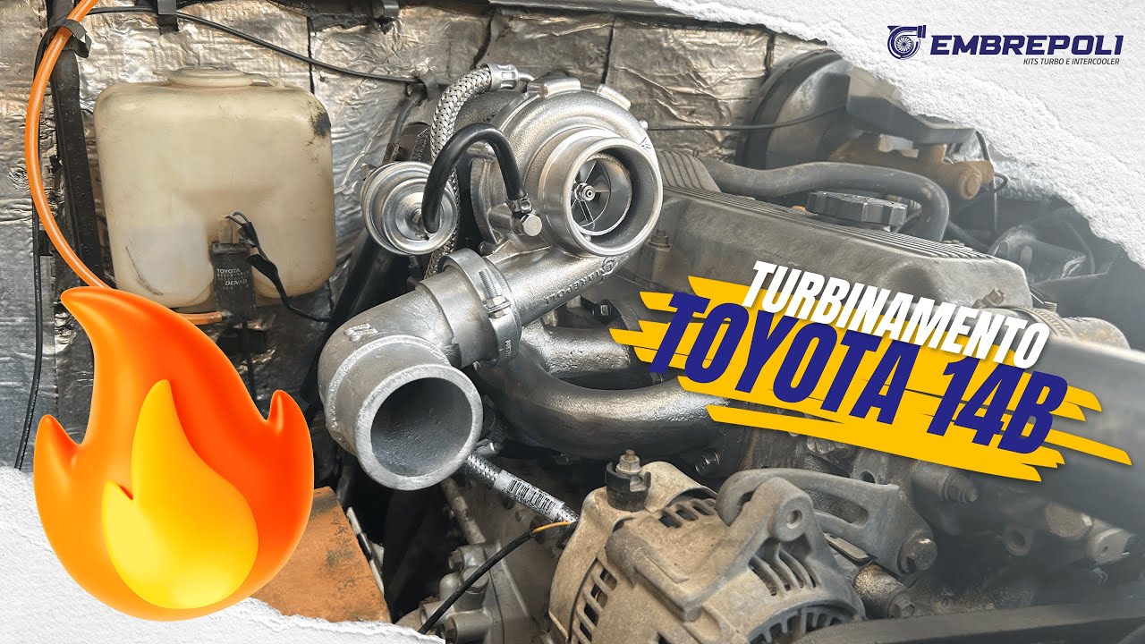 🔥 INSTALANDO KIT TURBO E INTERCOOLER TOYOTA 14B 🔥 SERÁ QUE FICOU BOM ...
