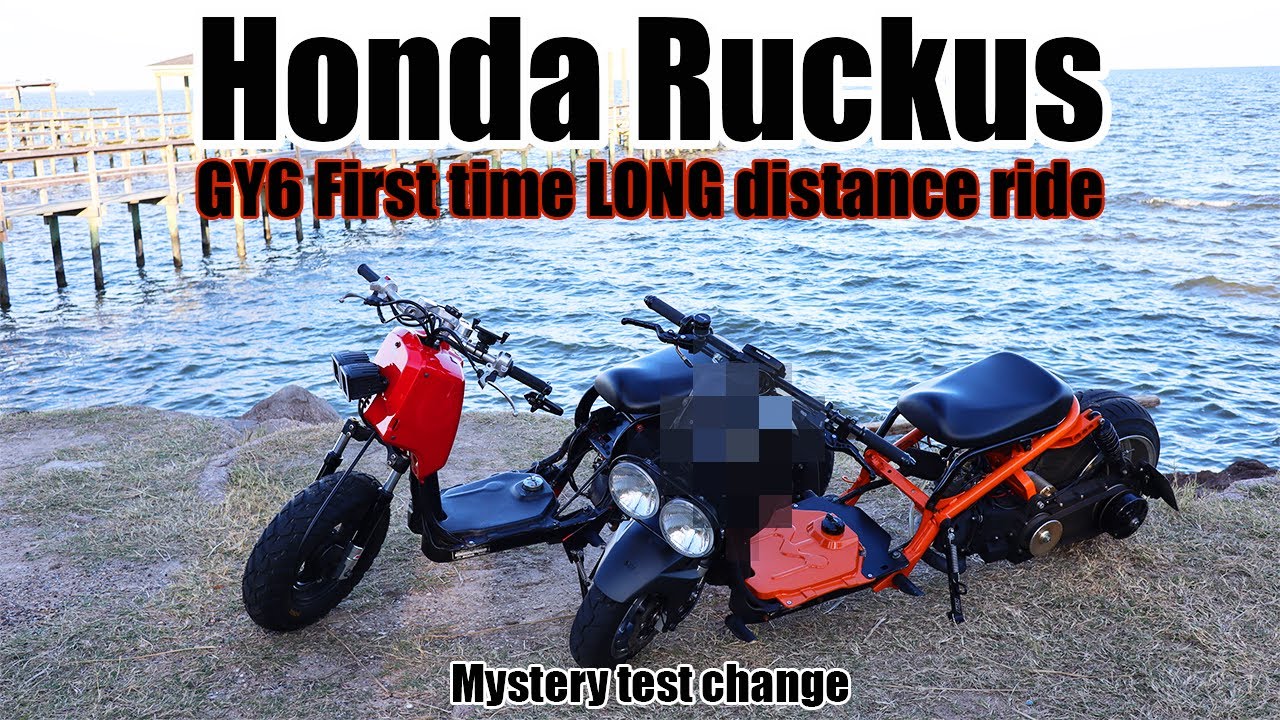 LONG Ruckus Road Trip, will it hold? trial changes to the Ruckus #GY6 # ...
