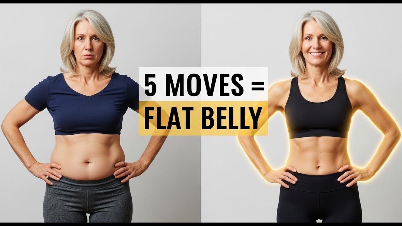 5 Science Backed Exercises That Melt Belly Fat After 60 | Senior Health ...