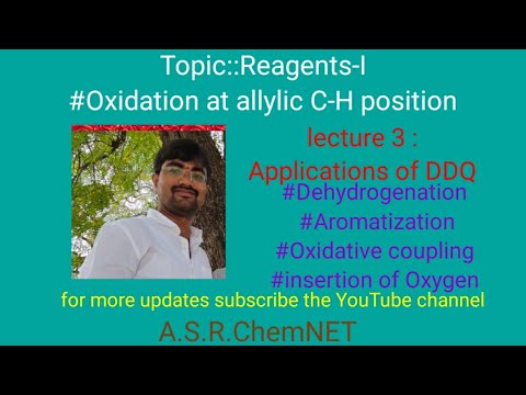 Applications of DDQ 1) Dehydrogenation 2)Aromatization 3)Oxidative ...
