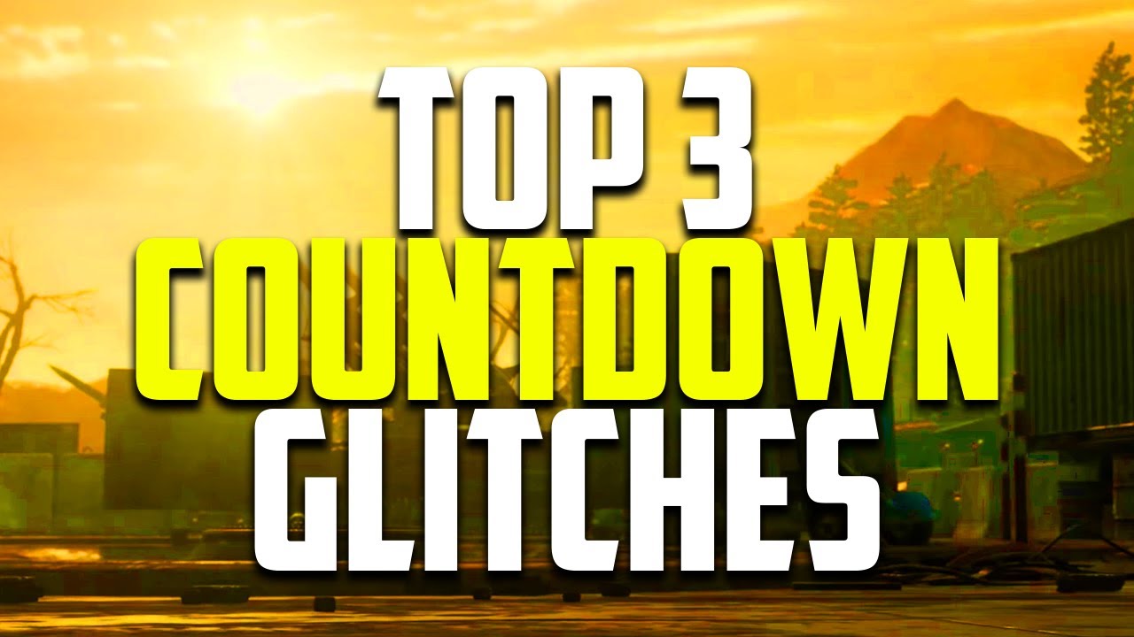 Top 3 CountDown Glitches *Cod4 Remastered* - YouTube