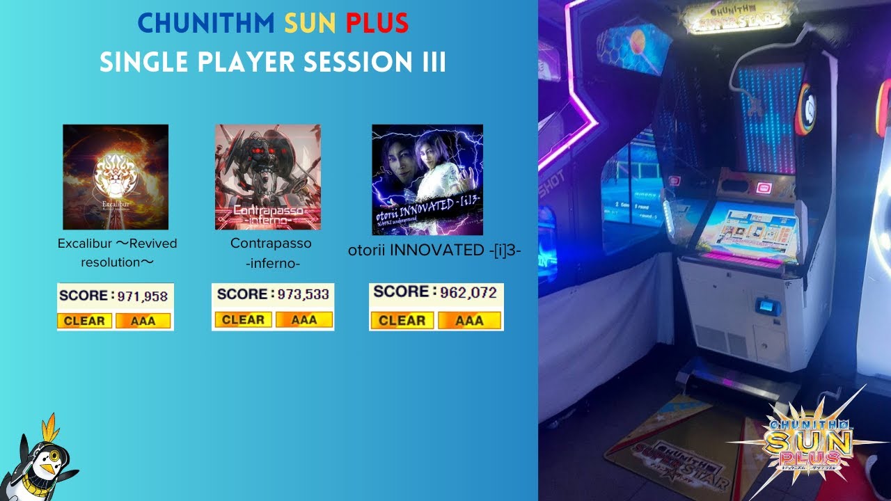 [CHUNITHM SUN PLUS] Single Player Session III - YouTube