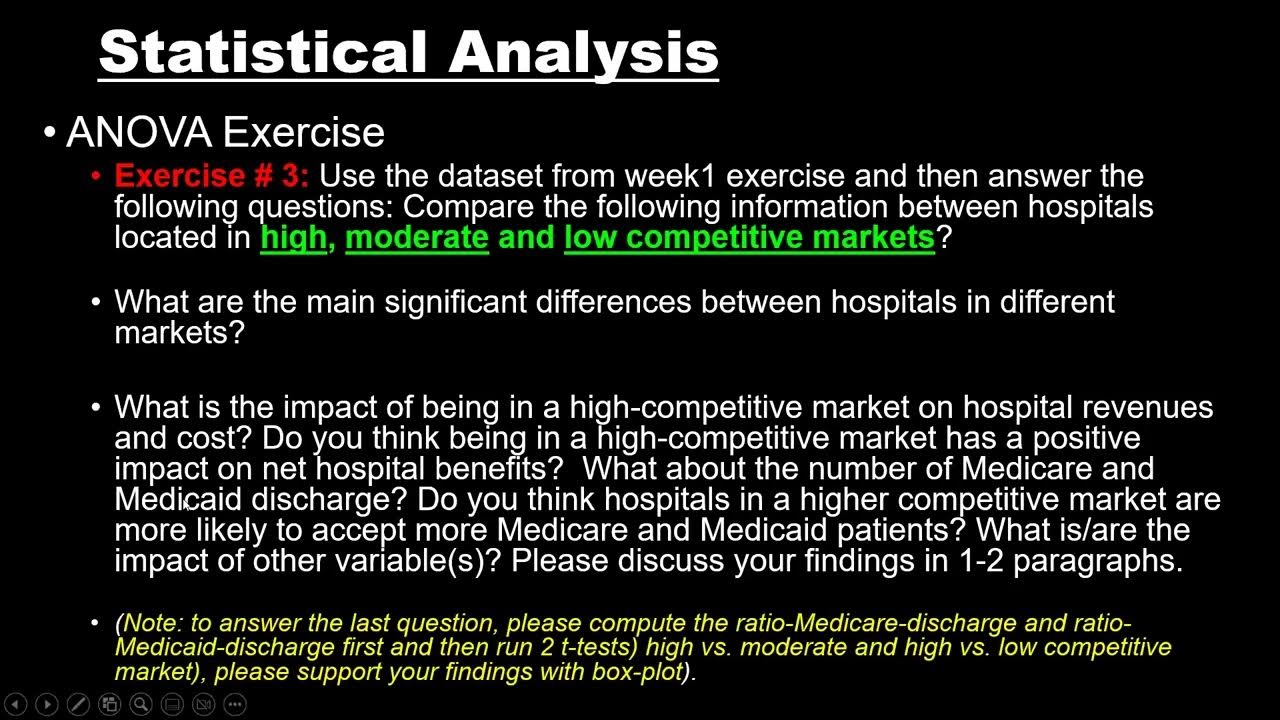 Week 3a: Running ANOVA Tests for 3+ Samples - YouTube