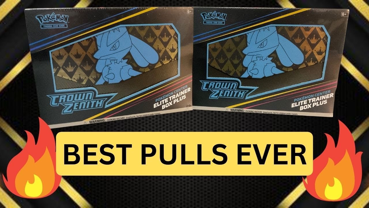 OPENING TWO POKEMON CENTER CROWN ZENITH BOXES ELITE TRAINER BOX PLUS # ...