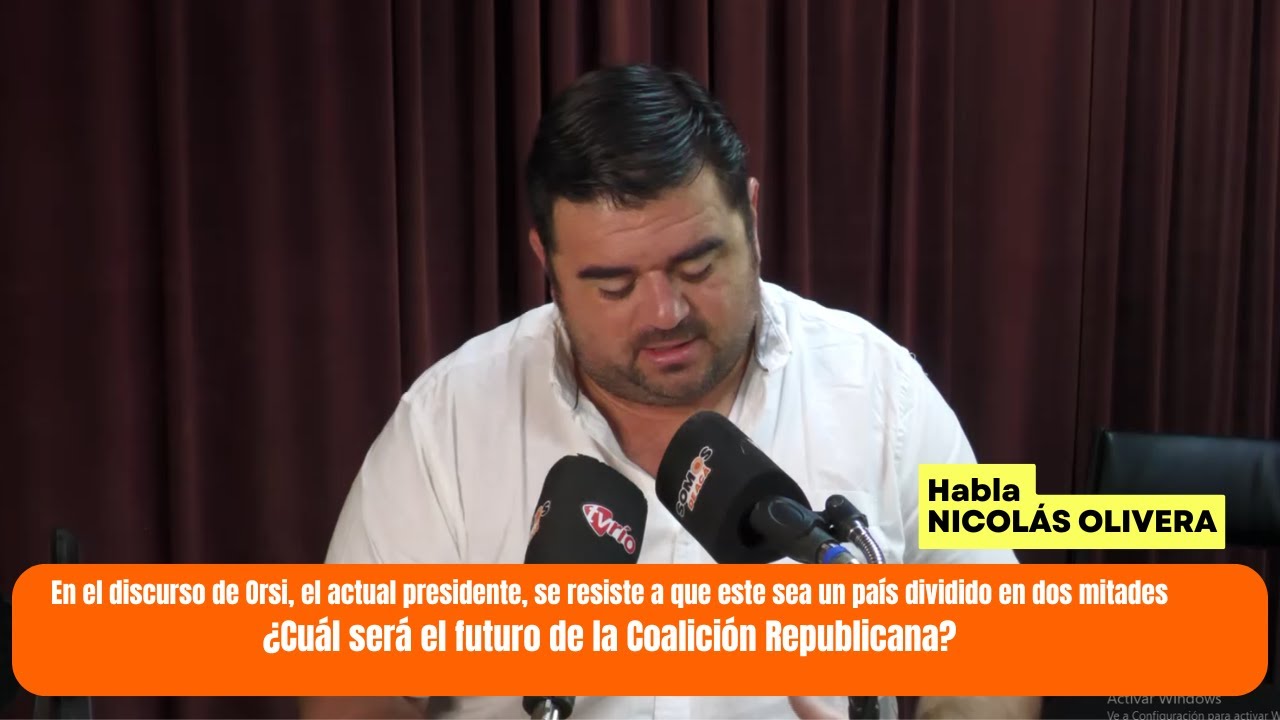 Senador Nicolás Olivera. Futuro de la coalición de gobierno - YouTube