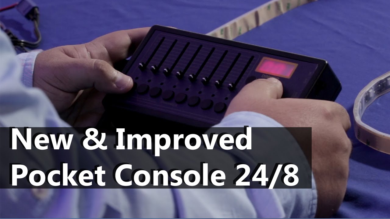 Baxter 24/Eight Pocket Console DMX - YouTube