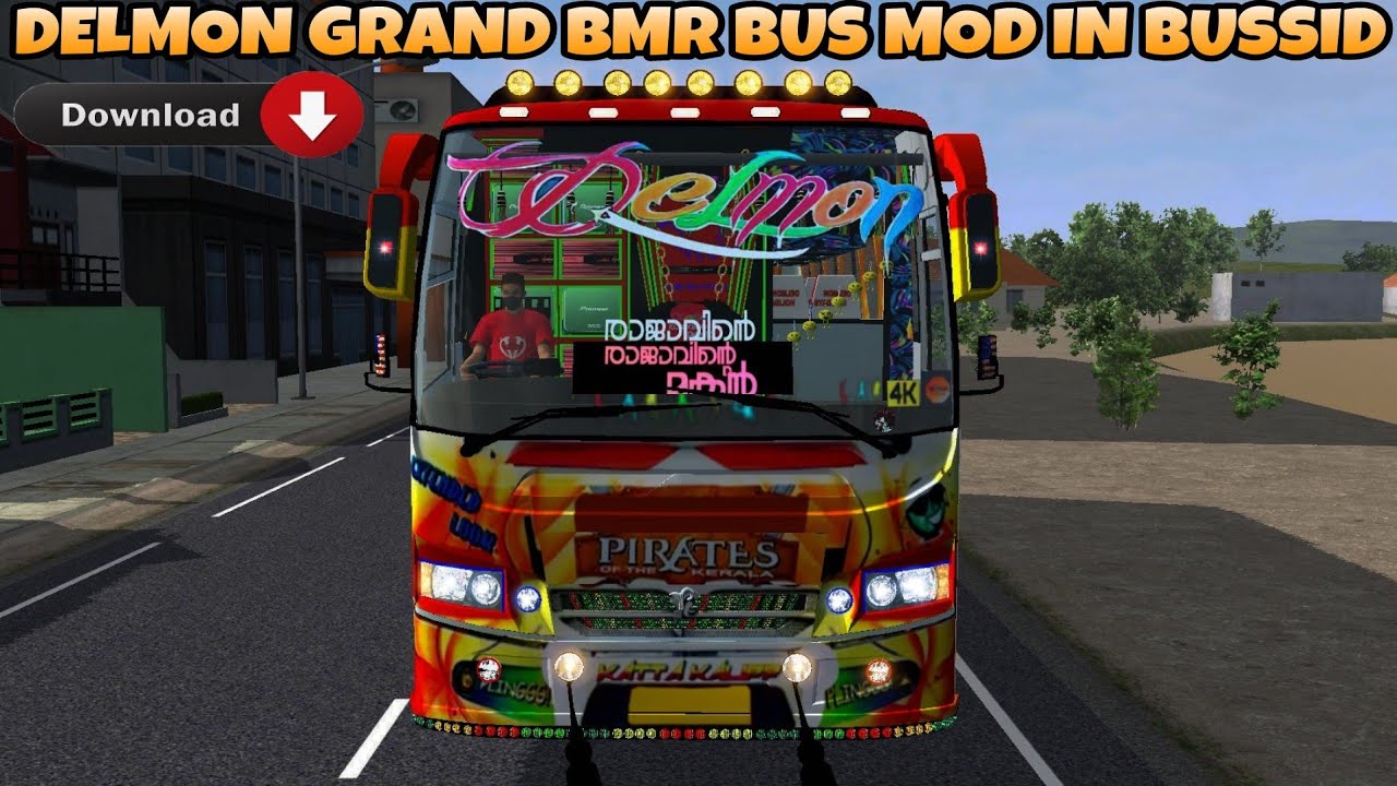 Delmon Grand BMR Bus Mod In Bus Simulator Indonesia - Bussid Bus Mod ...