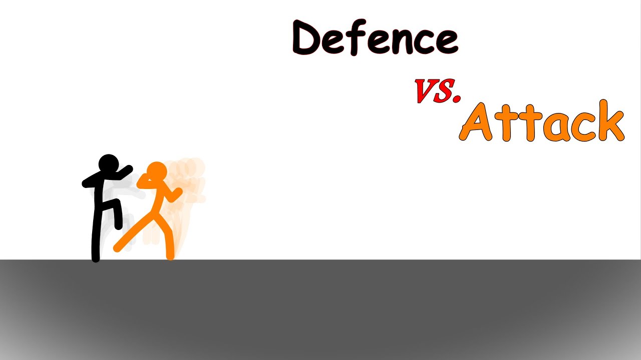 Defend vs. Attack Stick fight _ - YouTube