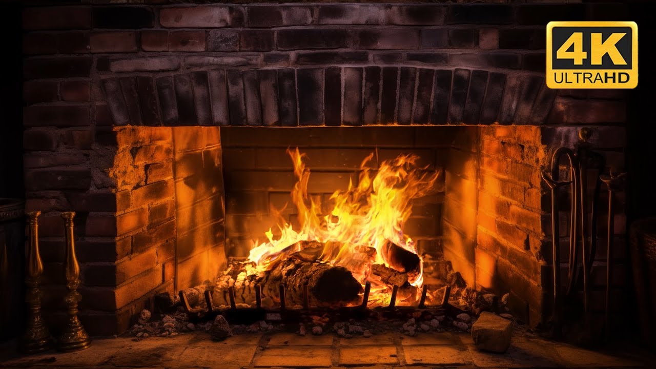Winter Hearth: 24 Hours of Cozy Silence by the Fireplace 🔥 Ultimate ...